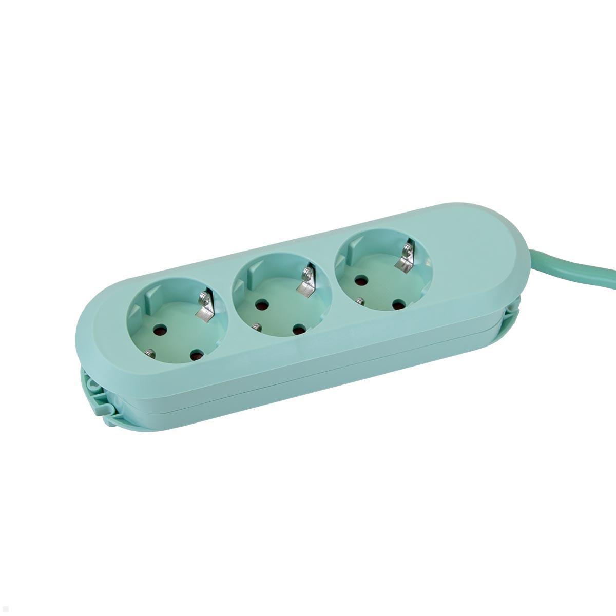 3-fach Steckdosenleiste, Bachmann SMART 387.2702, grün