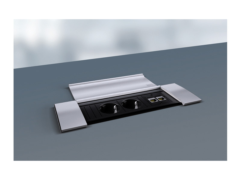 Bachmann Power Frame Cover 3-fach inox 915.501