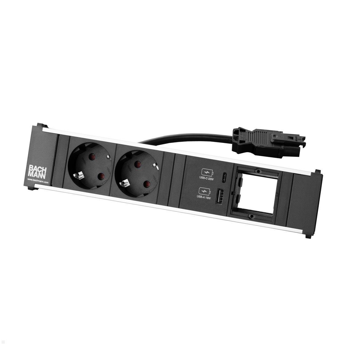 BACHMANN CONI Steckdoseneinheit Tischeinbau