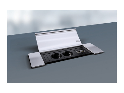 Bachmann Power Frame Cover 3-fach inox 915.501