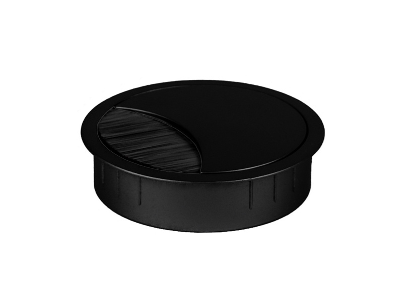 Bachmann LOOP ROUND Kabeldurchführung, schwarz 930.302