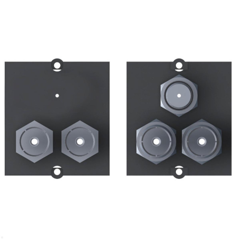 Custom Modul Keystone Radio TV 2x Koax Bachmann 917.117