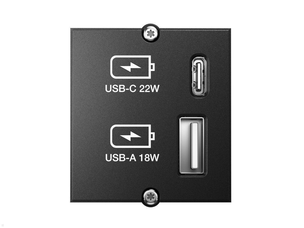 Bachmann Modul 1x USB-A&C Charger (917.227), Ladegerät