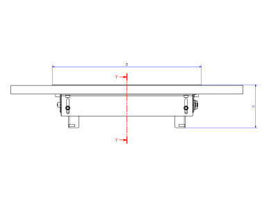 Bachmann TOP FRAME symmetrischer Rahmen silber lang 925.801