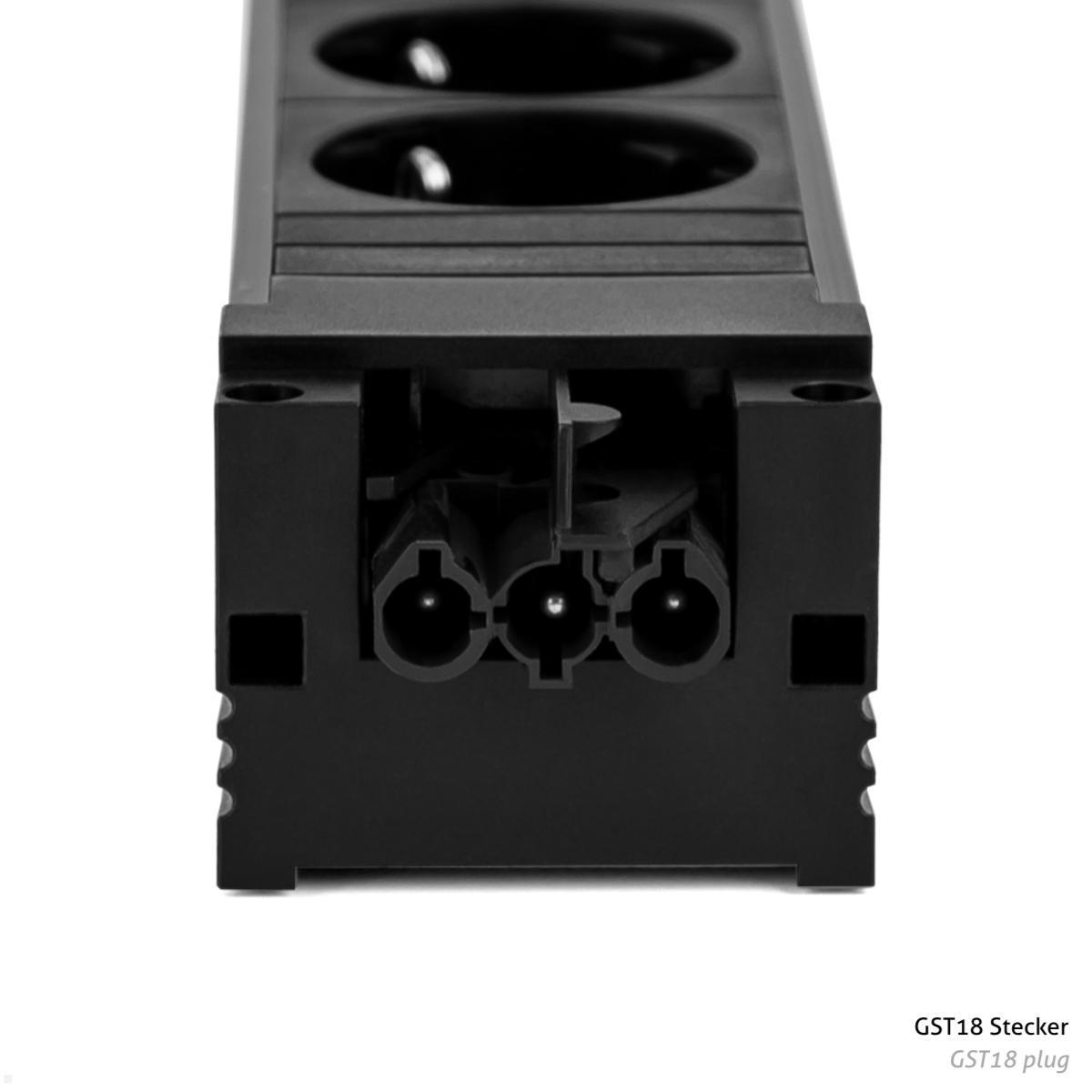 4-fach Steckdosenleiste Schweiz T13 gst18 Bachmann STEP