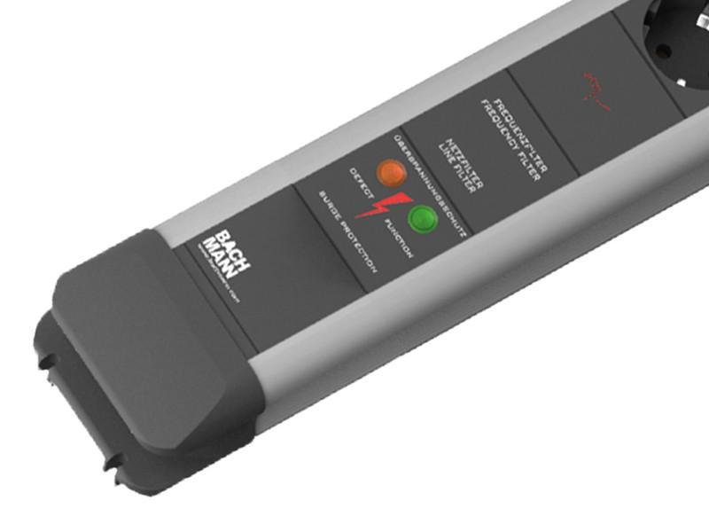 Bachmann CONNECTUS 6x Steckdose, Überspannungsschutz 330.153