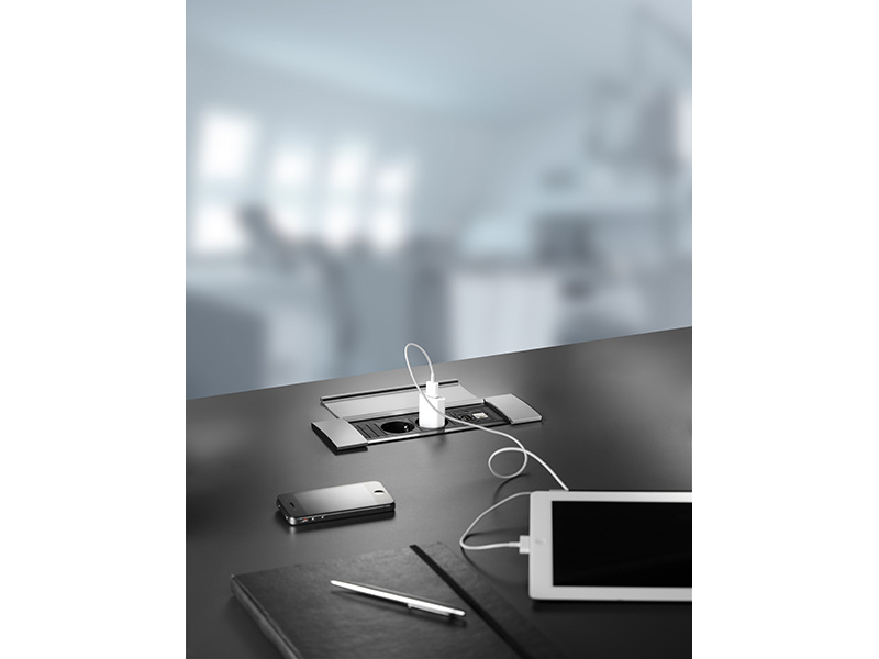 Bachmann Power Frame Cover 3-fach inox 915.501