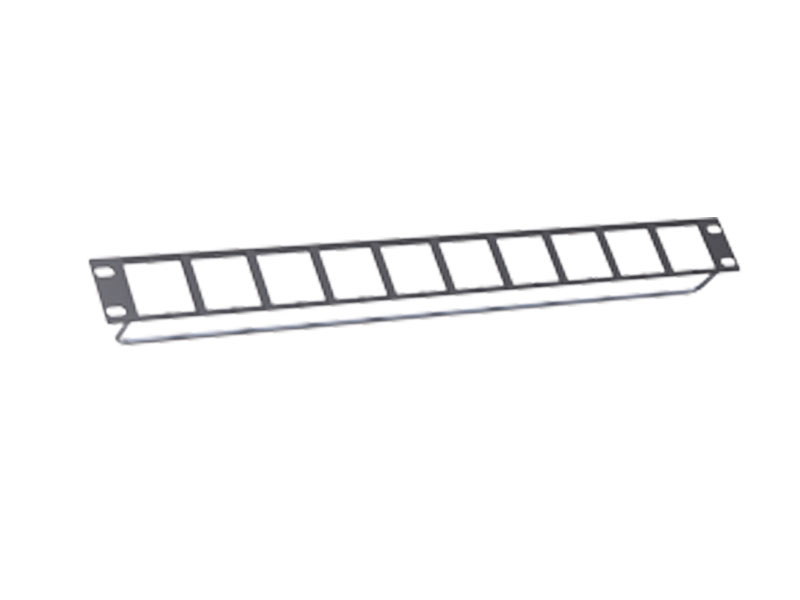 EOL - Bachmann 19 Zoll Custom Modul Panel 1 HE schwarz 903.000