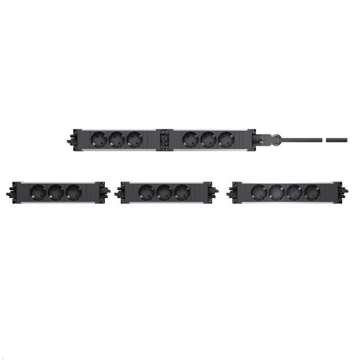 4-fach Steckdosenleiste STEP BASE GST18, Bachmann 906.18819