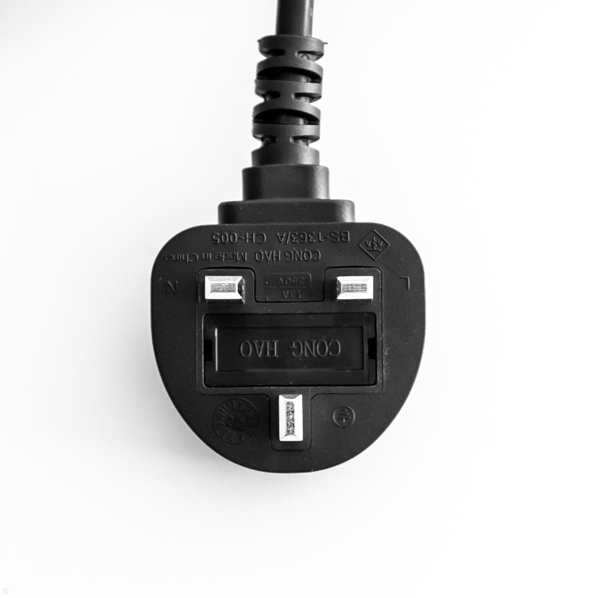 Netzanschlusskabel, Adapter, UK Stecker, Bachmann 304.1055