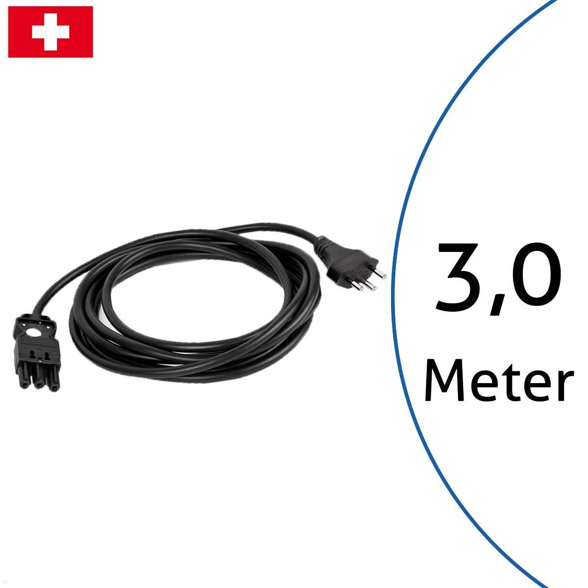 Bachmann Gerätezuleitung Kabel CH Schweiz GST18 3m 375.017